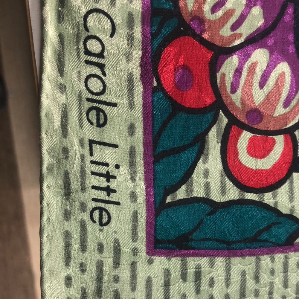 Carole Little Vintage Silk Scarf. - Gem